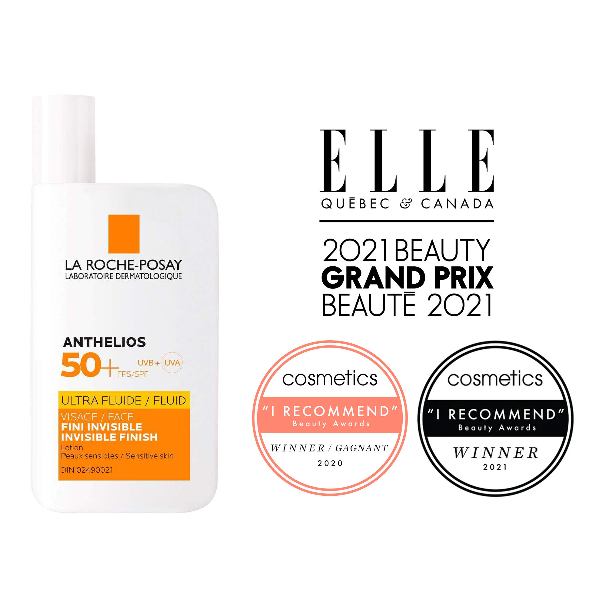 Anthelios Ultra-Fluid SPF 50 Face Sunscreen - La Roche-Posay