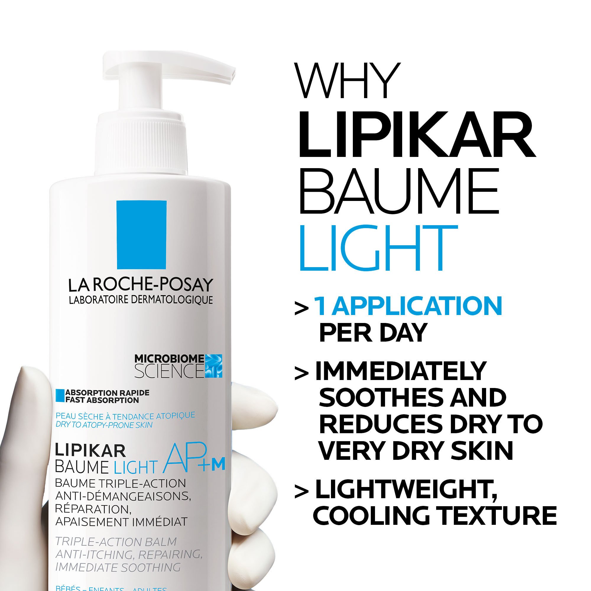 Lipikar Baume Light AP+M - Anti-Itching - La Roche-Posay CA