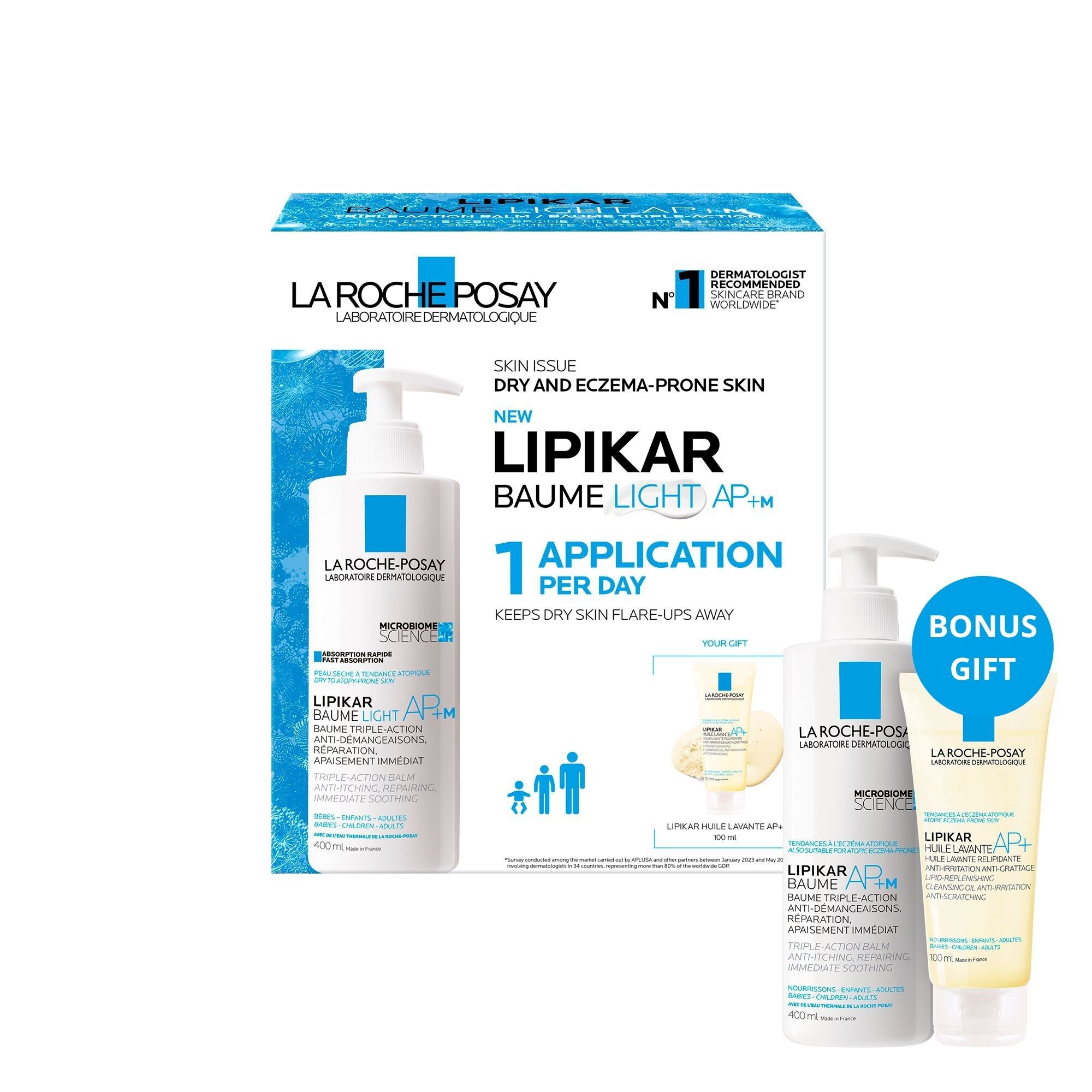 Lipikar Kit: Dry Skin Comfort & Hydration - La Roche-Posay CA
