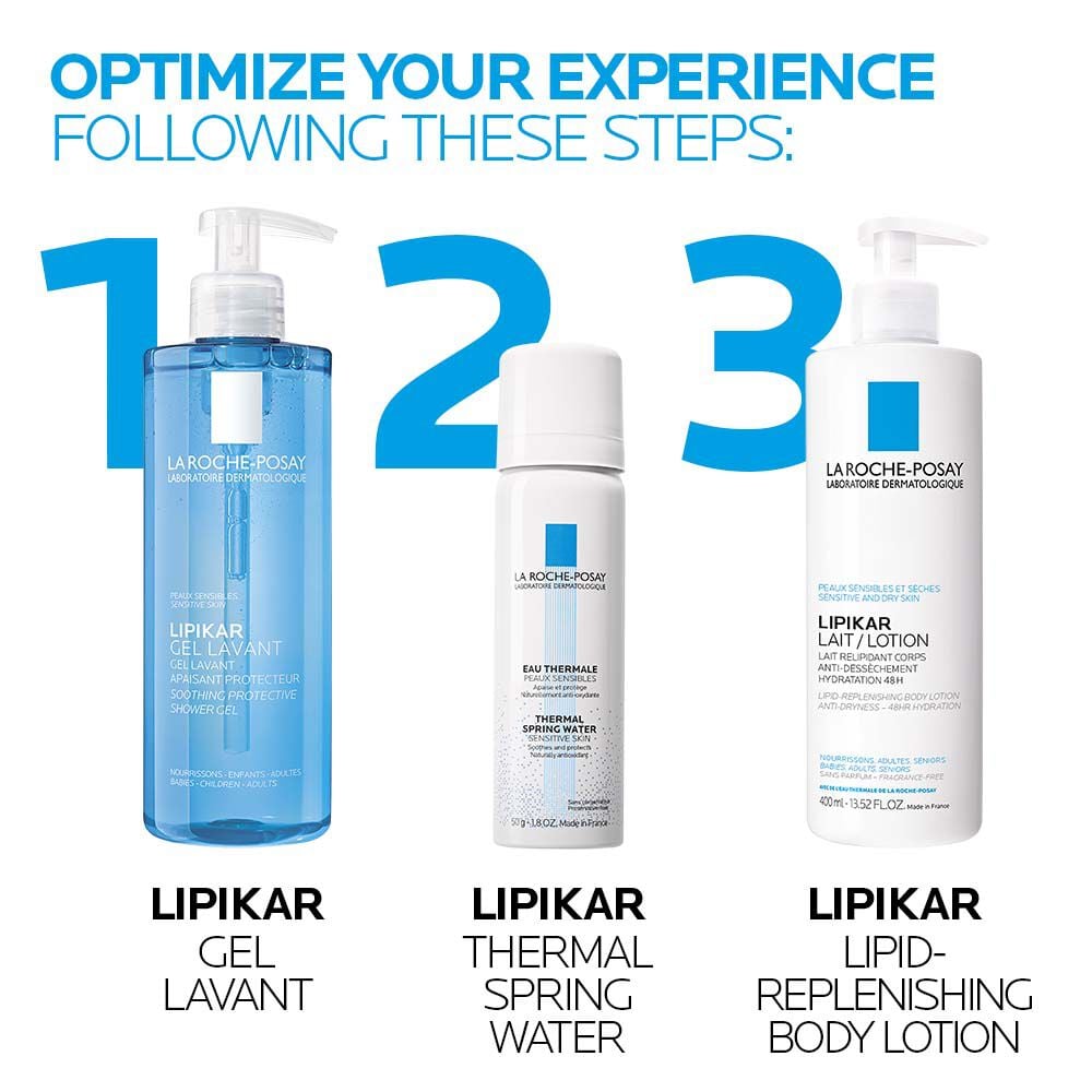 Lipikar Lait Body Lotion 400 ml - All-Day Hydration - La Roche-Posay