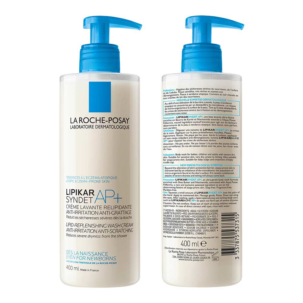 Lipikar Syndet AP+ Body Wash | La Roche-Posay