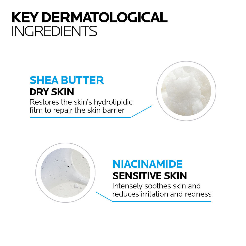 Lipikar Cleansing Gel for Normal to Dry Skin - 750ml | La Roche-Posay