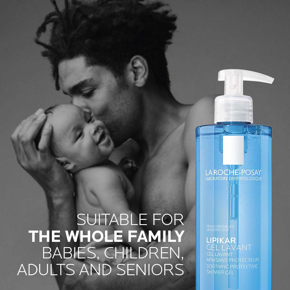 Lipikar Cleansing Gel for Normal to Dry Skin - 750ml | La Roche-Posay