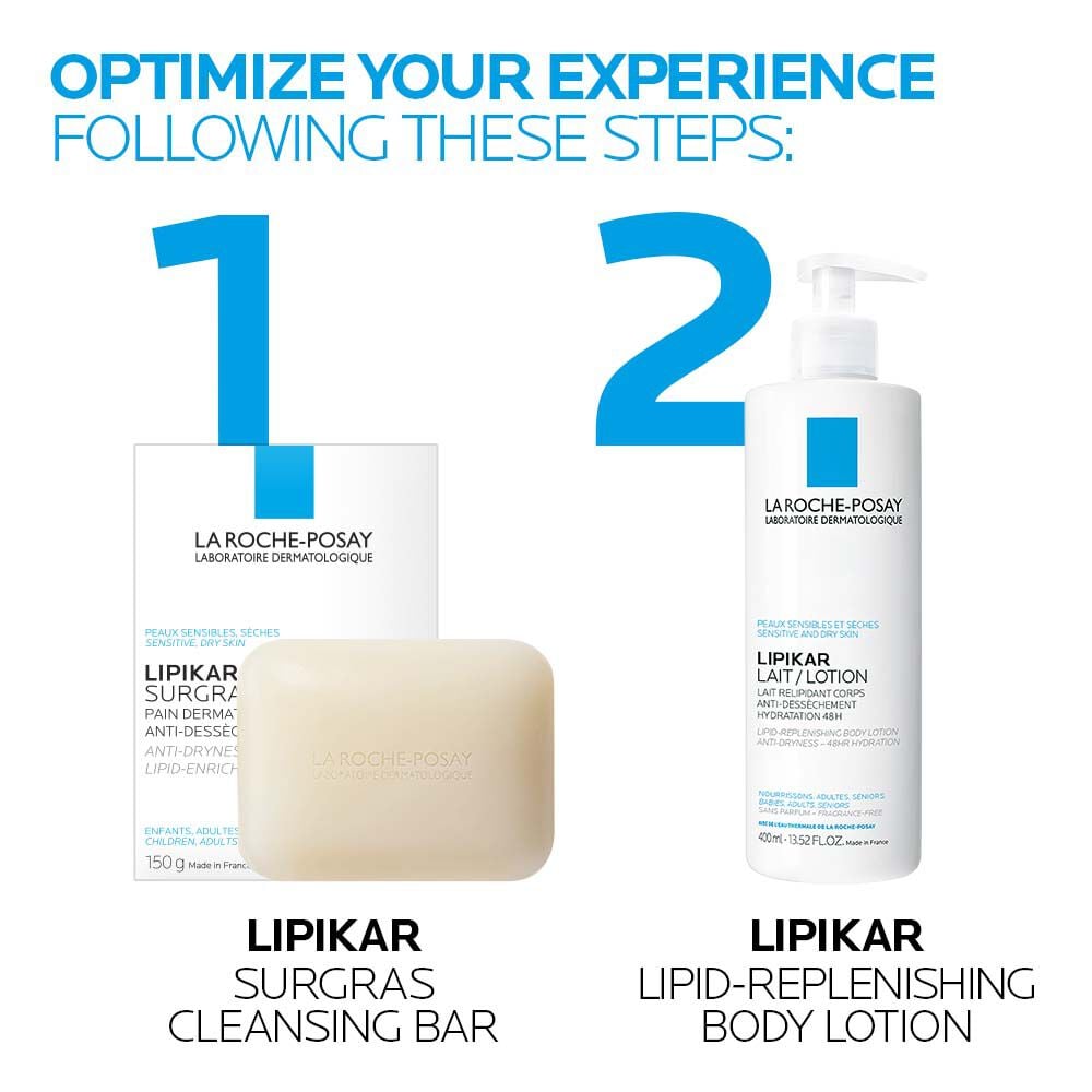 Lipikar Surgras Bar Soap - Cleansing Bar - La Roche-Posay