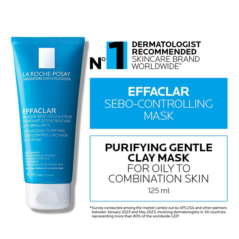 Effaclar Clay Face Mask for Oily to Combination Skin | La Roche-Posay