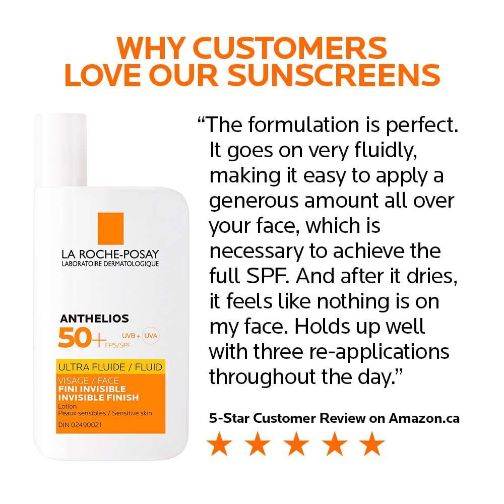 Anthelios Ultra-Fluid SPF 50 Face Sunscreen - La Roche-Posay