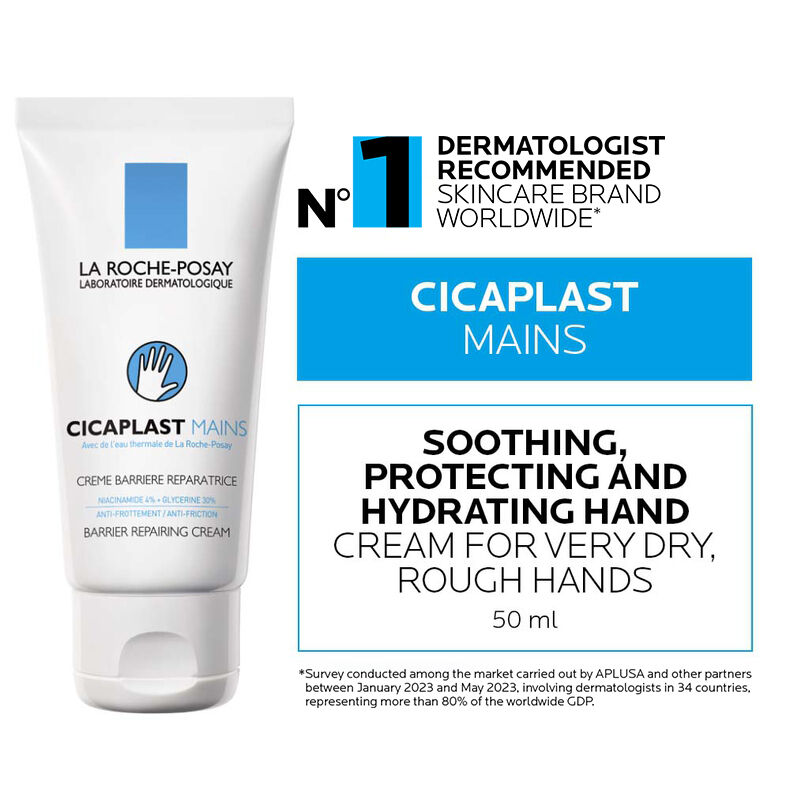 Cicaplast Mains Hand Cream - For Dry Hands - La Roche-Posay