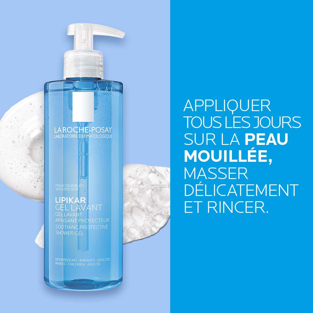 Lipikar Gel Lavant - Nettoyant Corporel Doux - La Roche-Posay