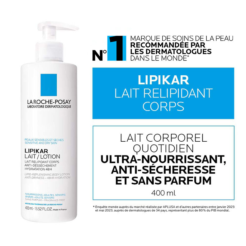 Lipikar Lait Corporel Ultra-Nourrissant 400ml - La Roche-Posay CA