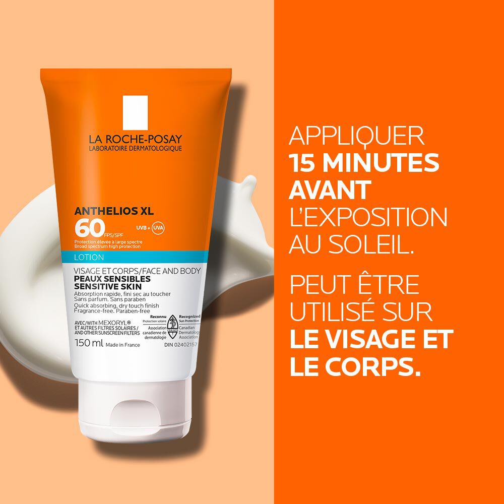 Anthelios FPS 60 Écran Solaire pour Visage et Corps | La Roche-Posay
