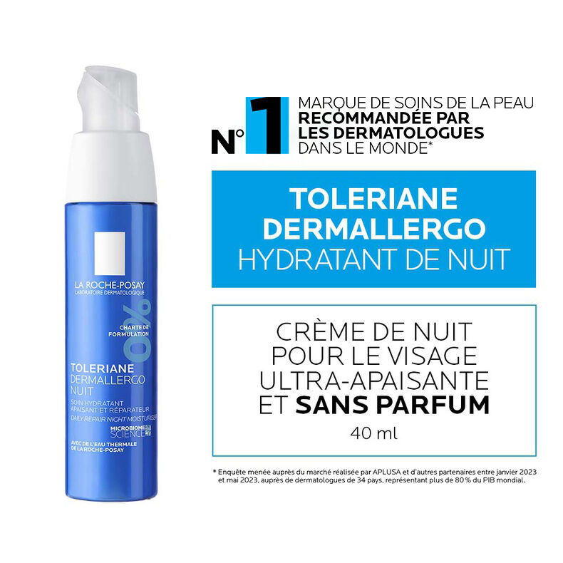 Toleriane Dermallergo Nuit - Hydratant - La Roche-Posay CA