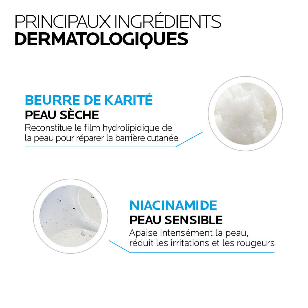 Gel Lavant pour Peaux Normales à Sèches Lipikar | La Roche-Posay
