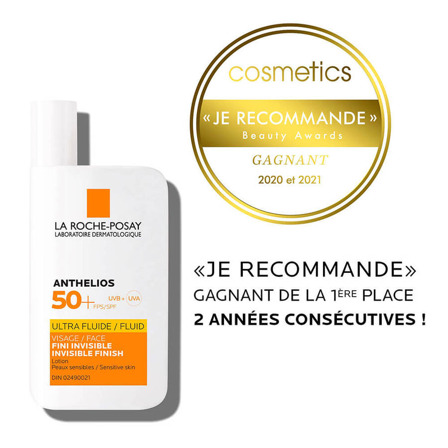 Anthelios Crème Solaire Visage Fps 50 La Roche Posay